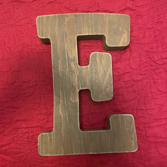 Wall Decor | Wooden E Hanging Letter 9x6 In Size Wall Decorgreat ...